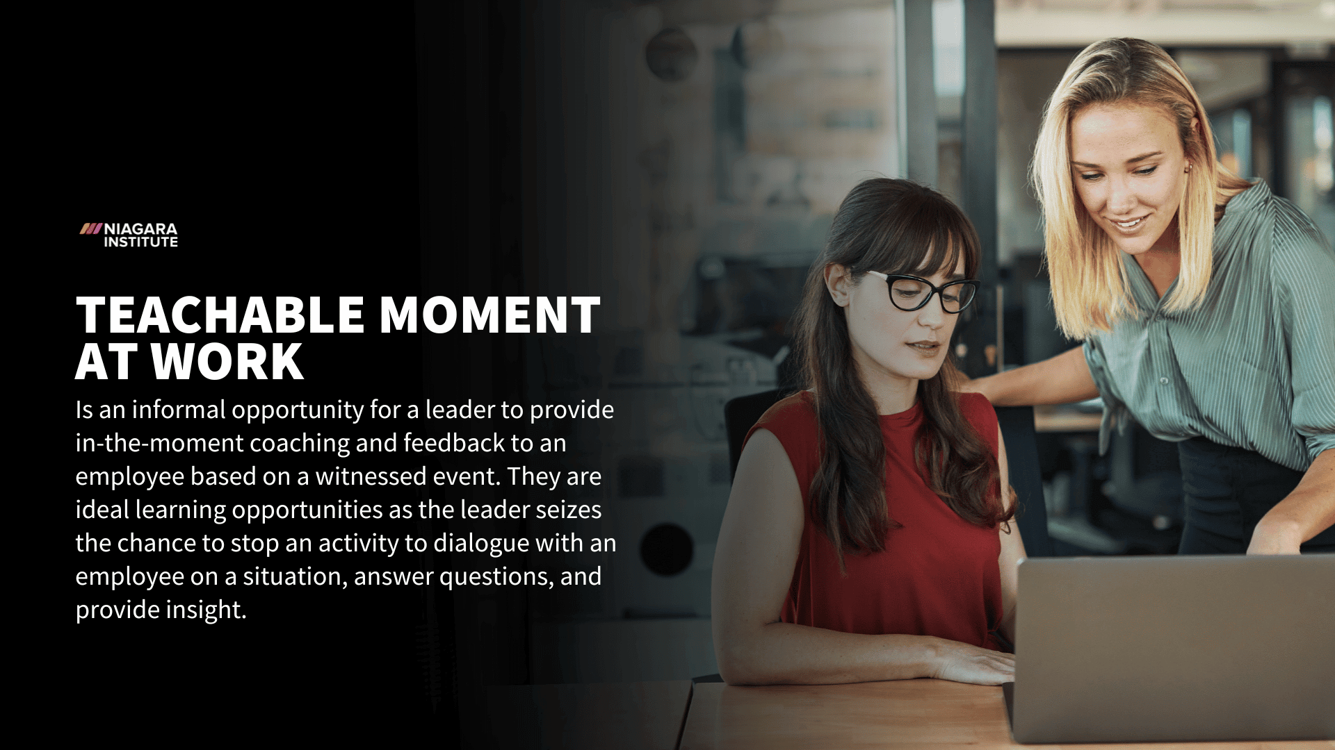 Teachable Moments: How To Make The Most of Them at Work